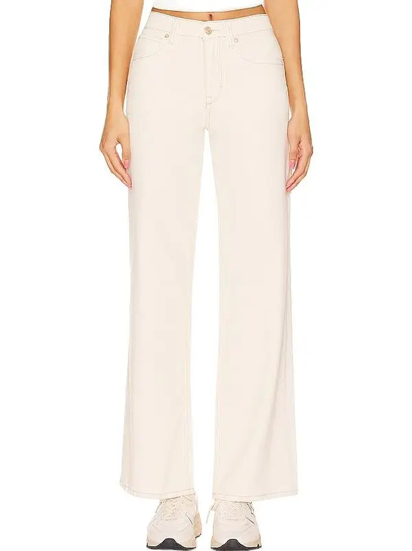Free People X We The Free Tinsley Baggy High Rise Jeans - Ivory