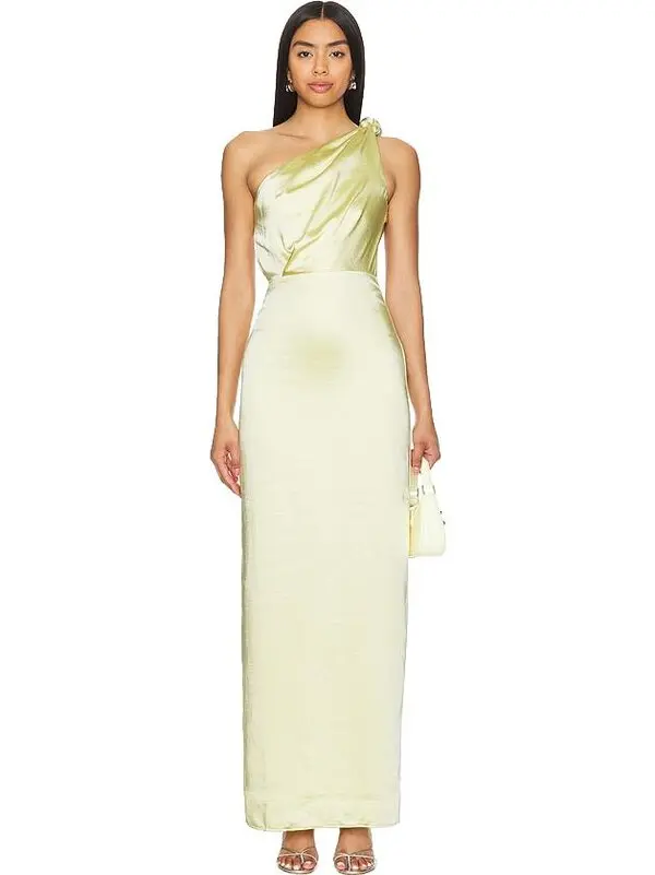 LOVERS AND FRIENDS Bella Gown - Lemon