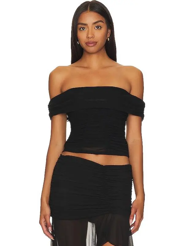 Majorelle Cara Top - Black