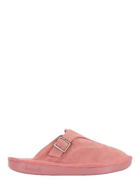 BRUNCH Amour Suede Mules - Pink