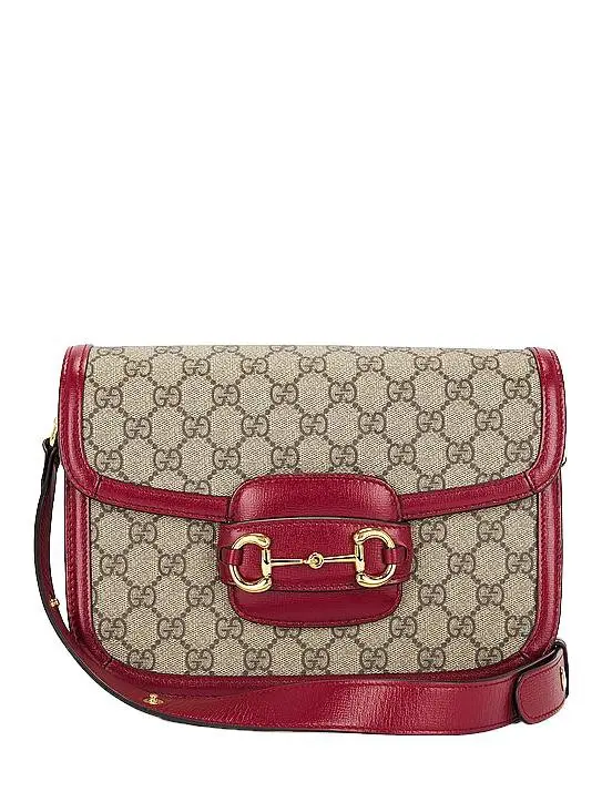 FWRD RENEW Gucci Horsebit 1955 Shoulder Bag - Tan