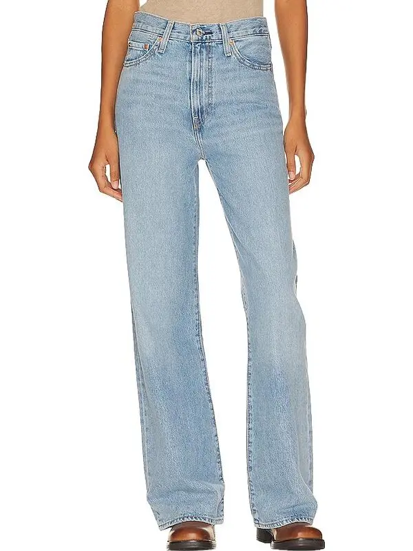 LEVI'S Ribcage Wide Leg Jeans - Denim-light