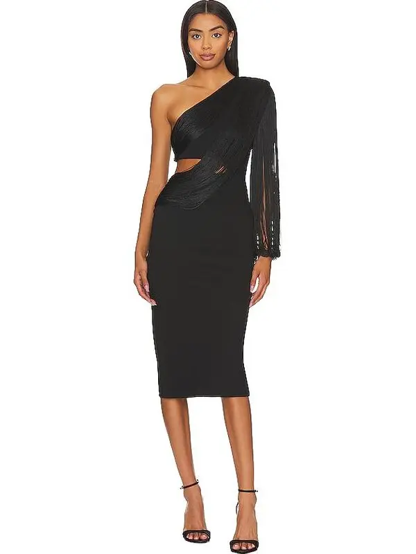 Nbd Joona Midi Dress - Black