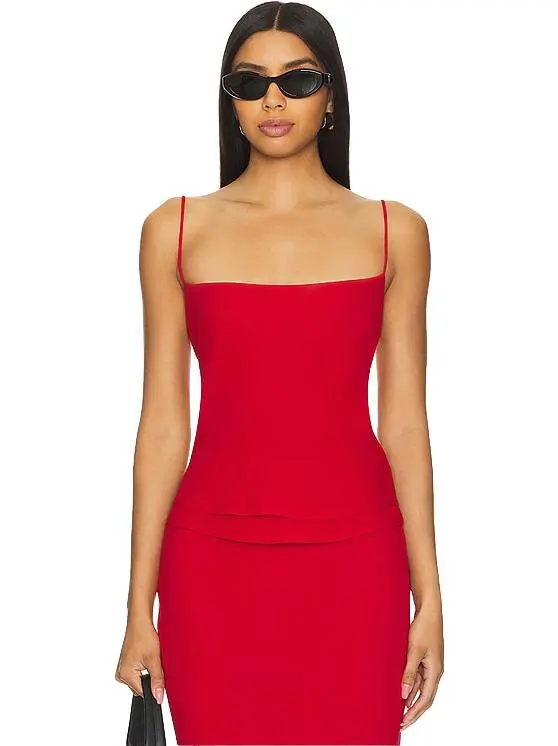 LOVERS AND FRIENDS Mischa Top - Red
