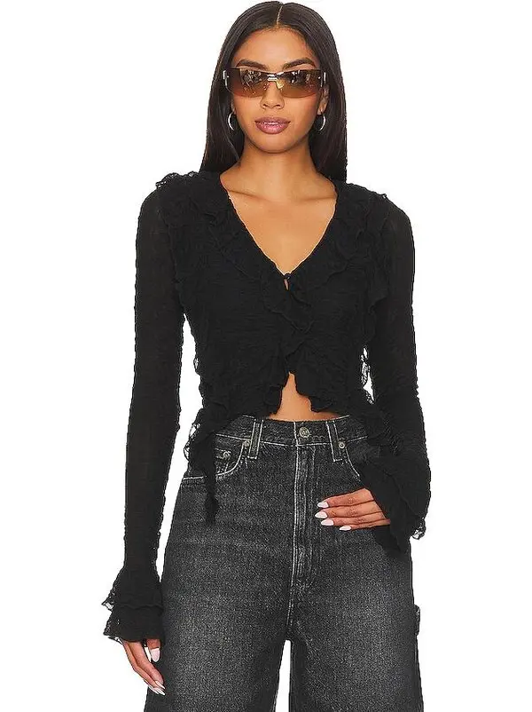 MORE TO COME Lennox Top - Black
