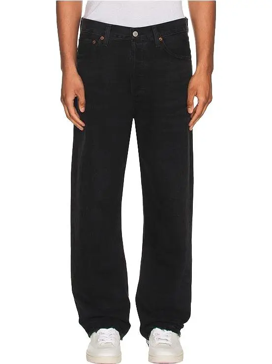 AGOLDE 90's Straight Leg Jeans - Black