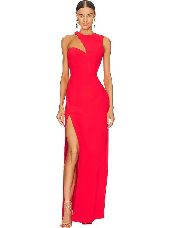 Amanda Uprichard X Revolve Gilda Gown - Red