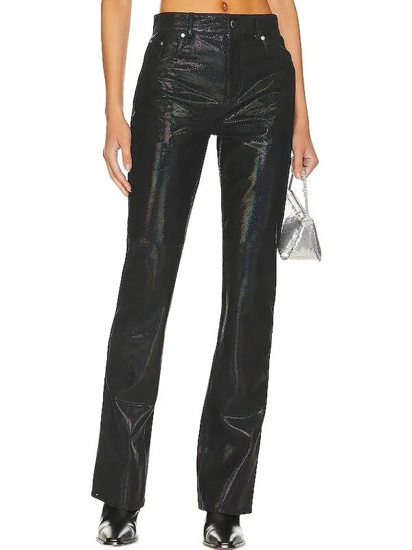 Nbd Raquel Leather Pant - Black