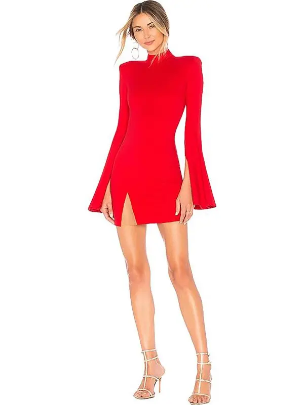 MICHAEL COSTELLO X Revolve Mr. Gibson Mini Dress - Red
