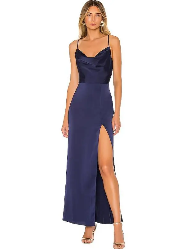 Nbd Lila Gown - Navy
