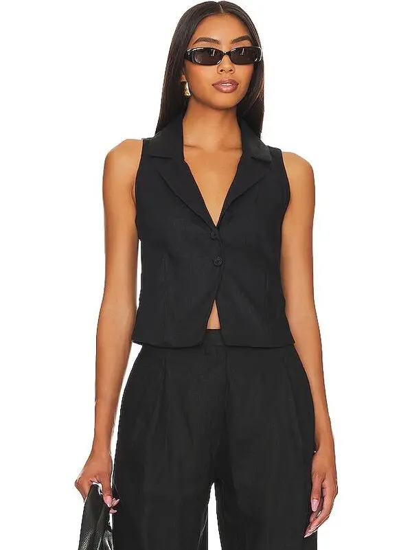 Faithfull The Brand Gabriel Top - Black