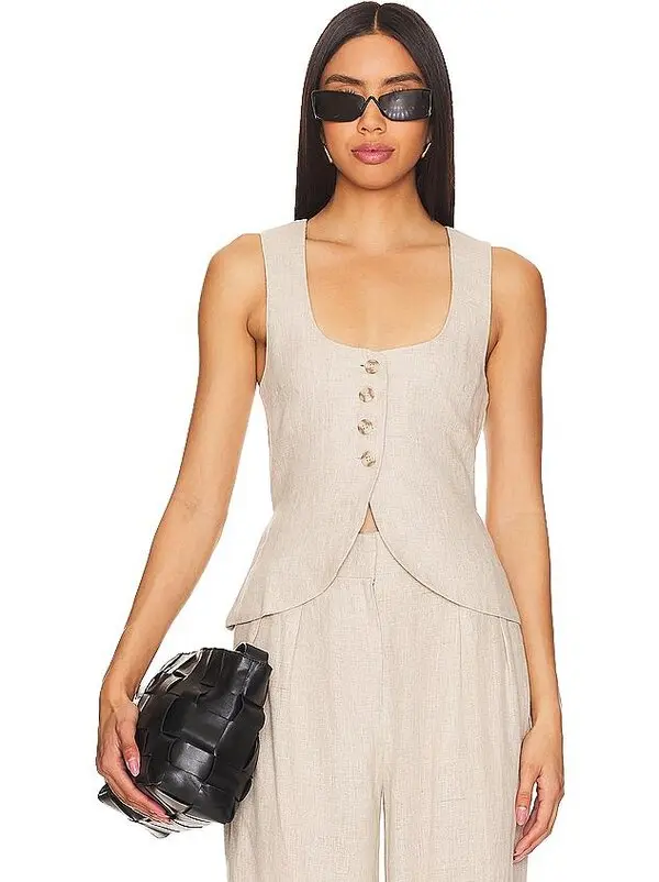 Faithfull The Brand Stanze Vest - Beige