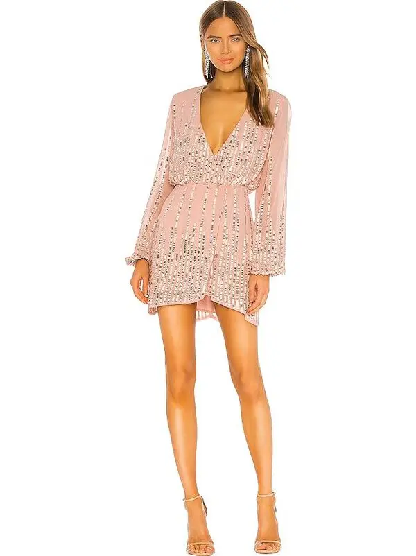 LOVERS AND FRIENDS Poppy Mini Dress - Blush