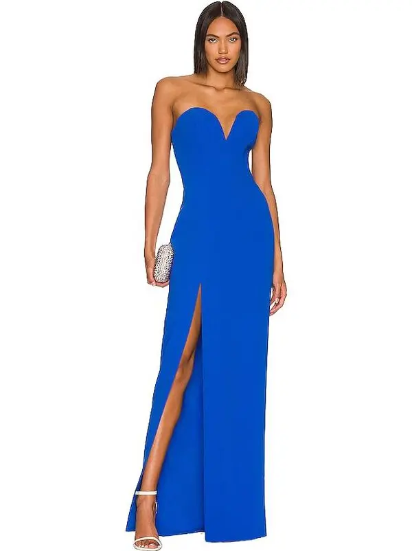Amanda Uprichard X Revolve Cherri Gown - Blue