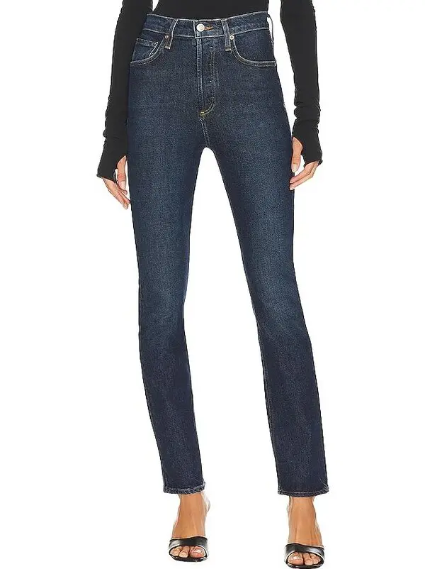 AGOLDE Freya Ultra High Rise Slim Jeans - Denim-medium