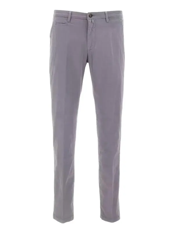 BRIGLIA 1949 Slim-cut Chino Trousers - Grey