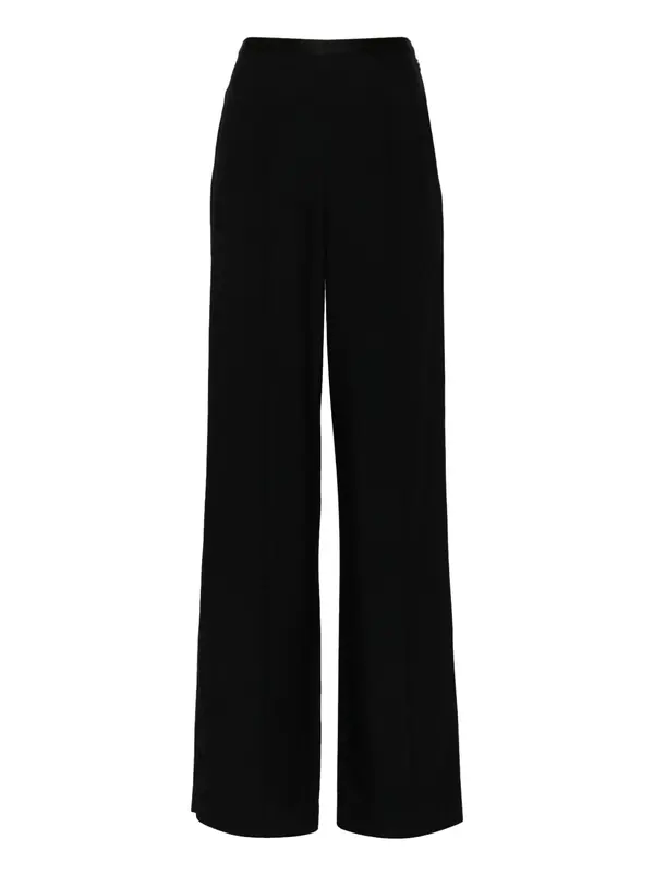 TALLER MARMO High-waisted Palazzo Pants - Black