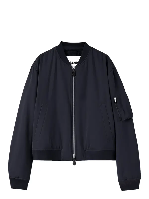 JIL SANDER Padded Bomber Jacket - Blue