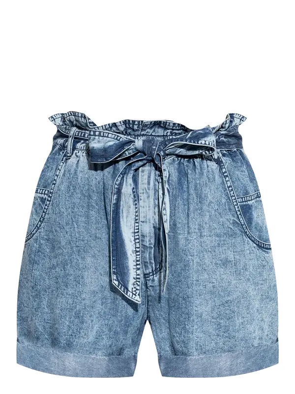 MARANT ETOILE Pierine Thigh-length Shorts - Blue