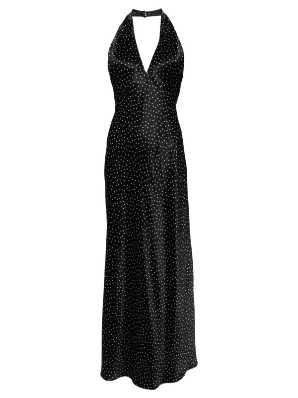 REFORMATION - Reformation Silk Polka Dot Dress