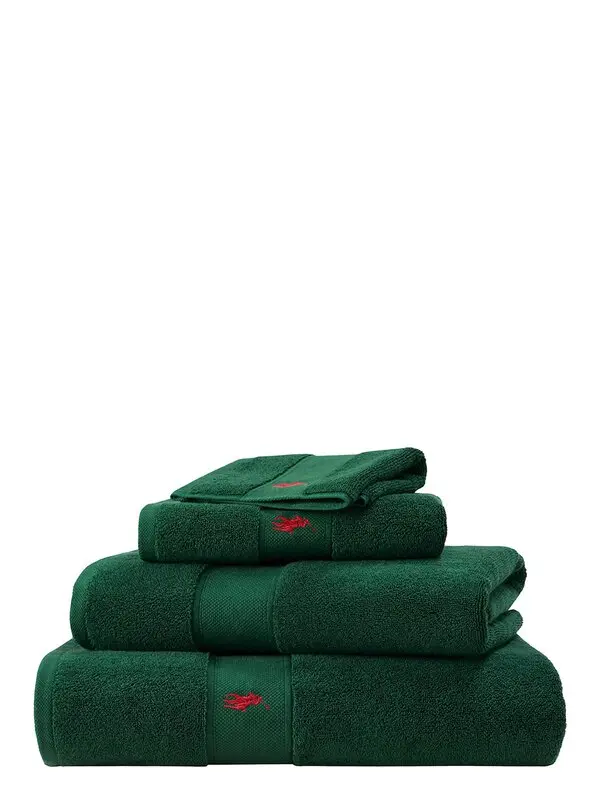 Ralph Lauren Polo Player Face Cloth - Green