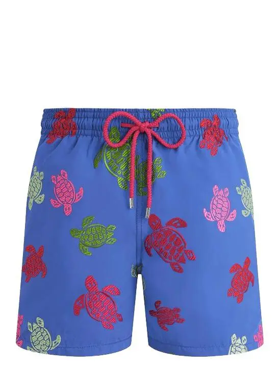 Vilebrequin Turtle Rounds Swim Trunks - Marrakech