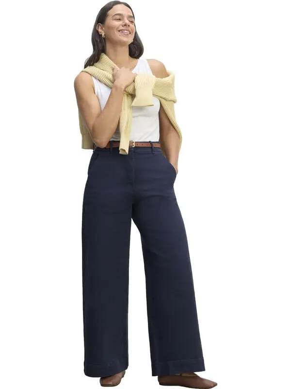 Everlane Phoebe Trouser - Navy
