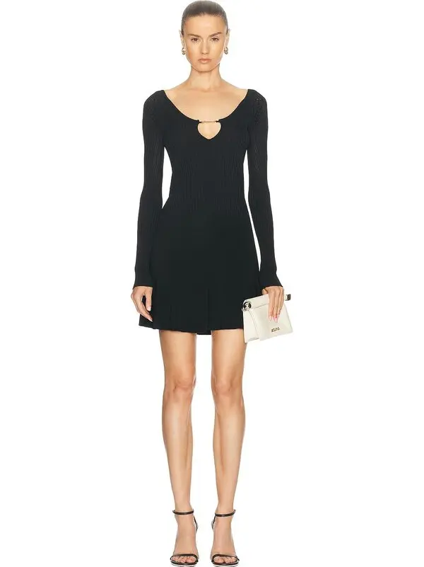 Jacquemus La Mini Robe Pralu - Black