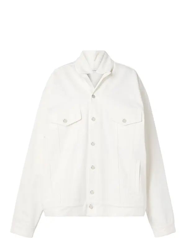 Marie Adam-Leenaerdt Oversized Denim Jacket - White