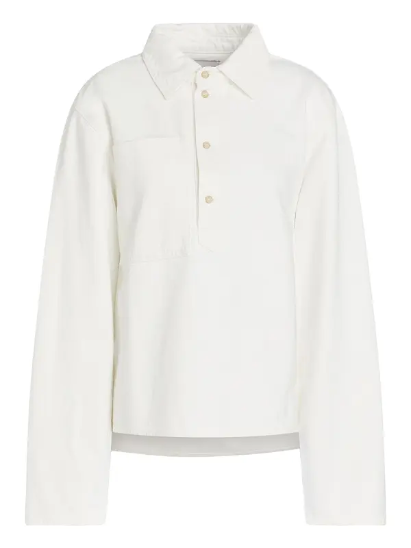 Loulou De Saison Loulou Studio Lato Denim Shirt - Ivory