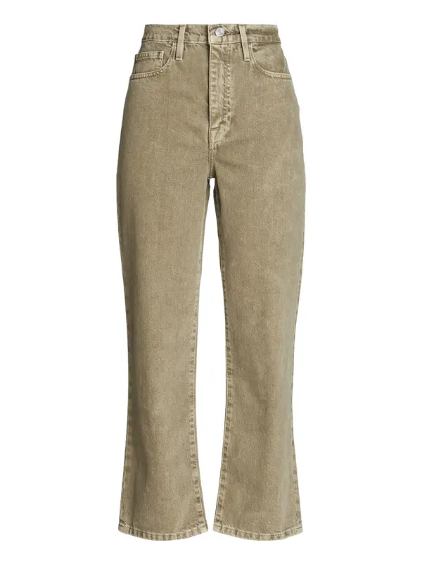 FRAME Le Jane Cropped Jeans - Sage Green