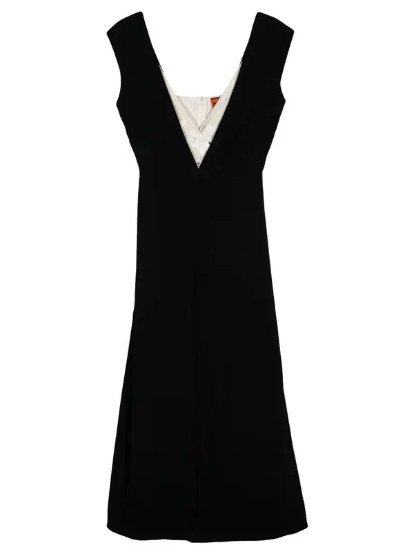 Colville Two Way Cady Maxi Dress - Black