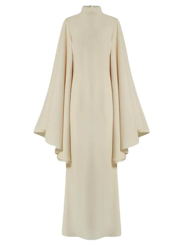 TALLER MARMO Mina Draped Gown - Neutrals
