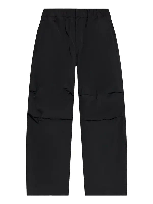 44 LABEL GROUP Id Drawstring Straight-leg Trousers - Black