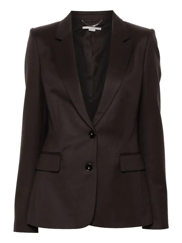Stella McCartney Wool Single-breasted Blazer - Grey