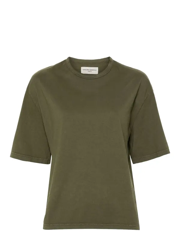 Officine Générale Leila Cotton T-shirt - Green
