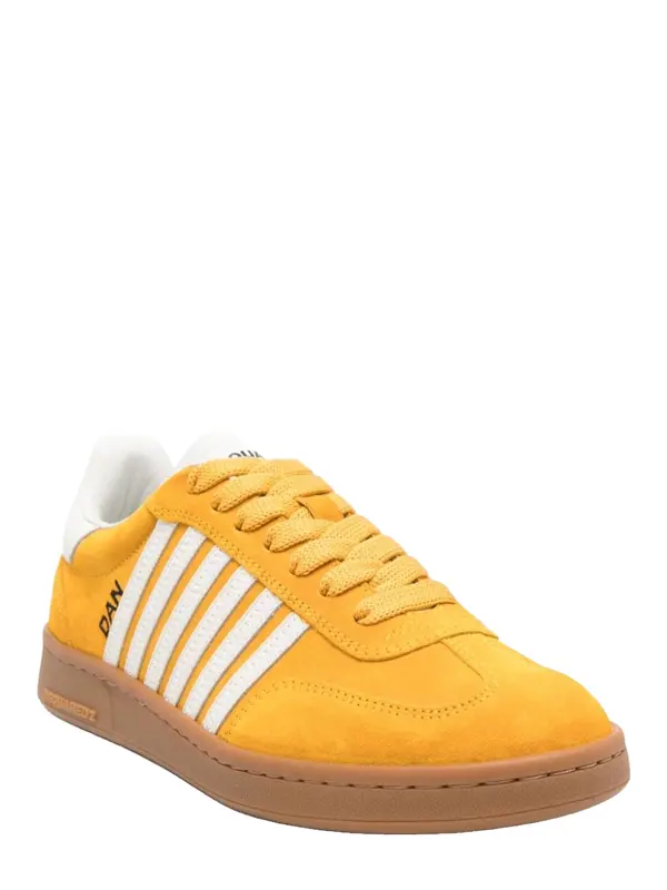 Dsquared2 Boxer Leather Sneakers - Yellow