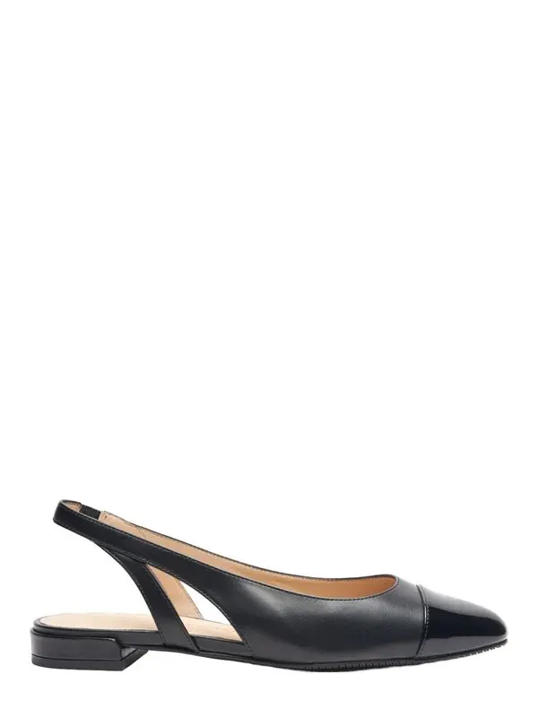 STUART WEITZMAN Sleek Slingback Ballerina Shoes - Black