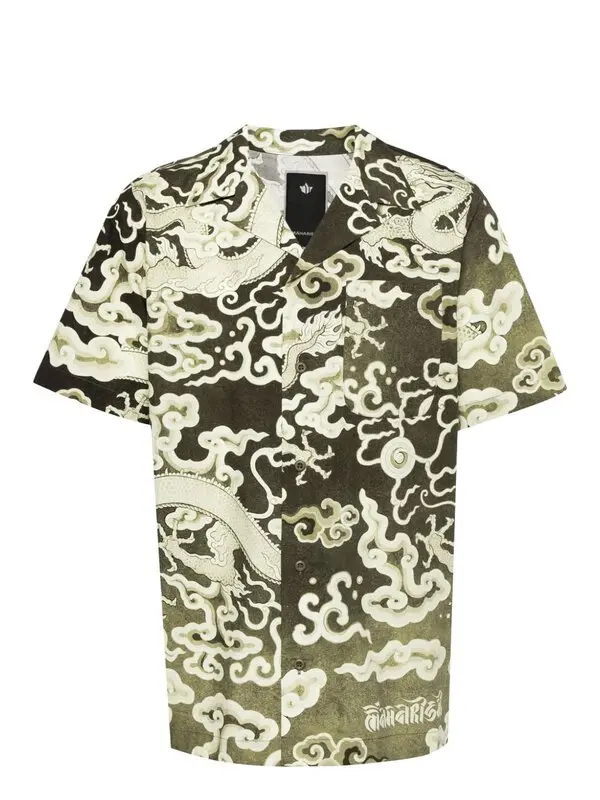 MAHARISHI Cloud Dragon Shirt - Green