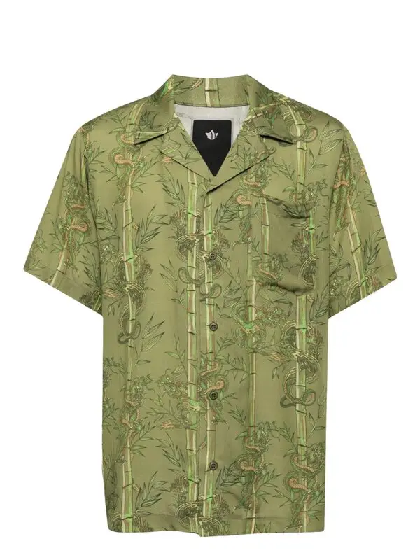 MAHARISHI Dragon Bamboo Shirt - Green