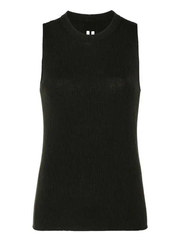 Rick Owens Porterville Ribbed Tank Top - Green
