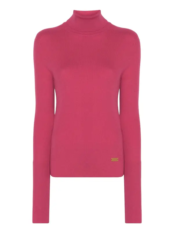 Balmain Logo-plaque Jumper - Pink