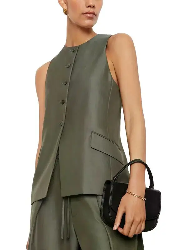 Goop Kallmeyer Ira Suit Vest - Olive