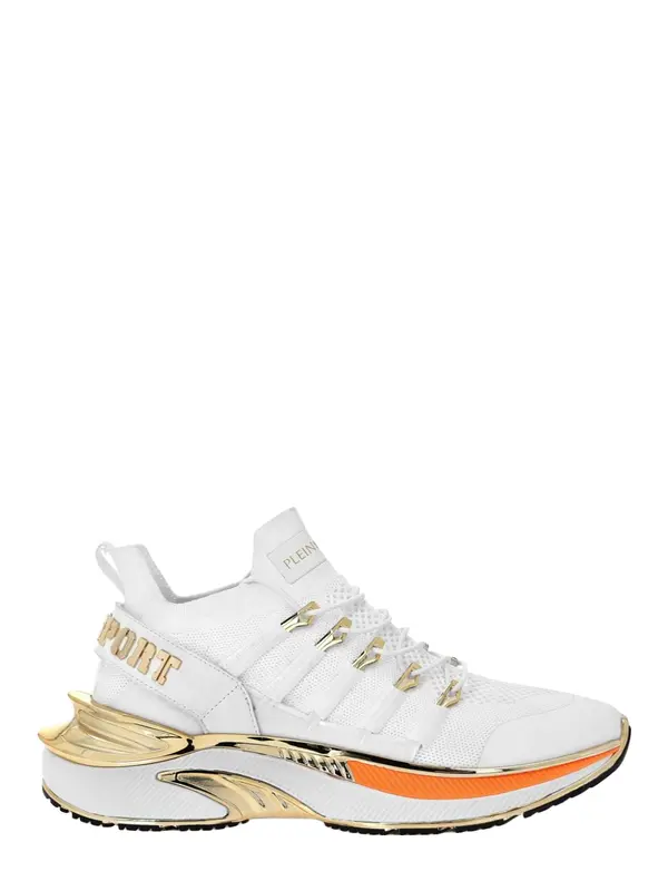 PLEIN SPORT Philipp Plein Chrome Surfer Sneakers - White