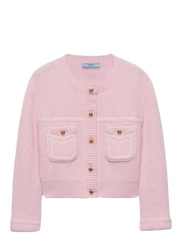 Prada Cashmere Cardigan - Pink