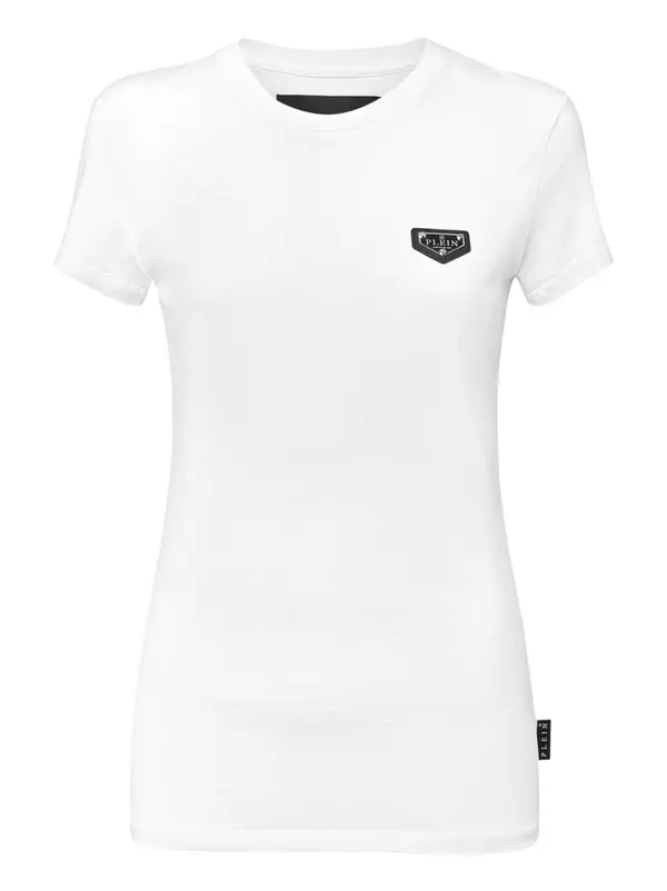Philipp Plein Round-neck Short-sleeve T-shirt - White
