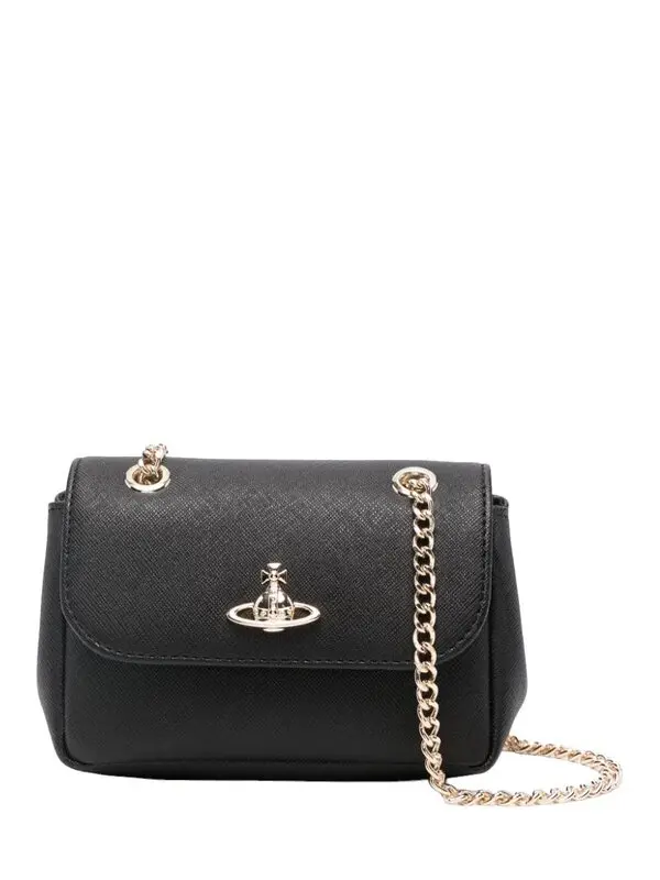 VIVIENNE WESTWOOD Small Purse Chain Shoulder Bag - Black