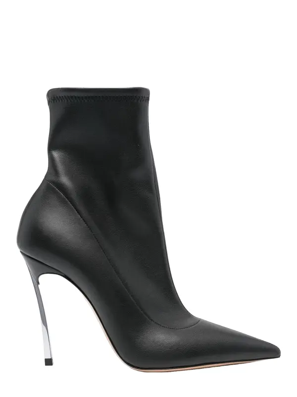 Casadei Blade 105mm Boots - Black