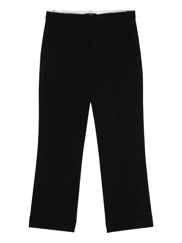 Seventy Tailored Cropped Trousers - Black