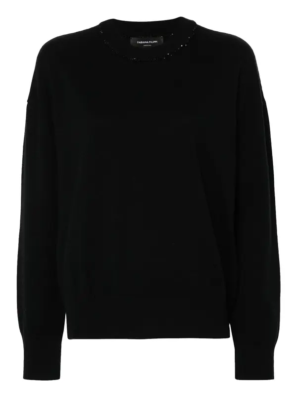 Fabiana Filippi Sequin-embellished Jumper - Black